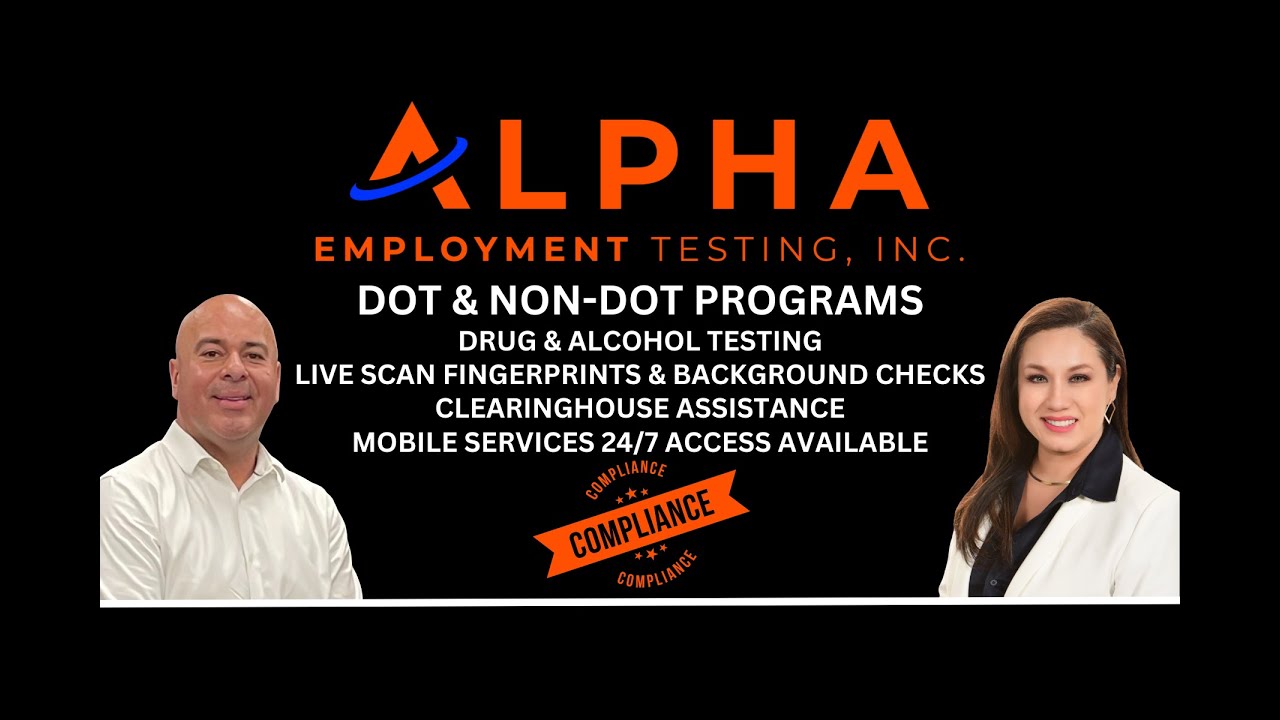 Alpha Employment Testing Inc. DOT Drug Testing Services - YouTube