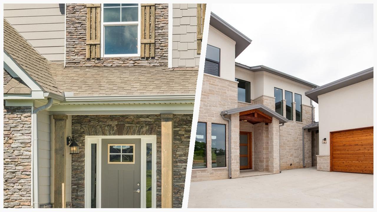 75 Exterior Home With A Clipped Gable Roof Design Ideas You'll Love ⭐️ ...