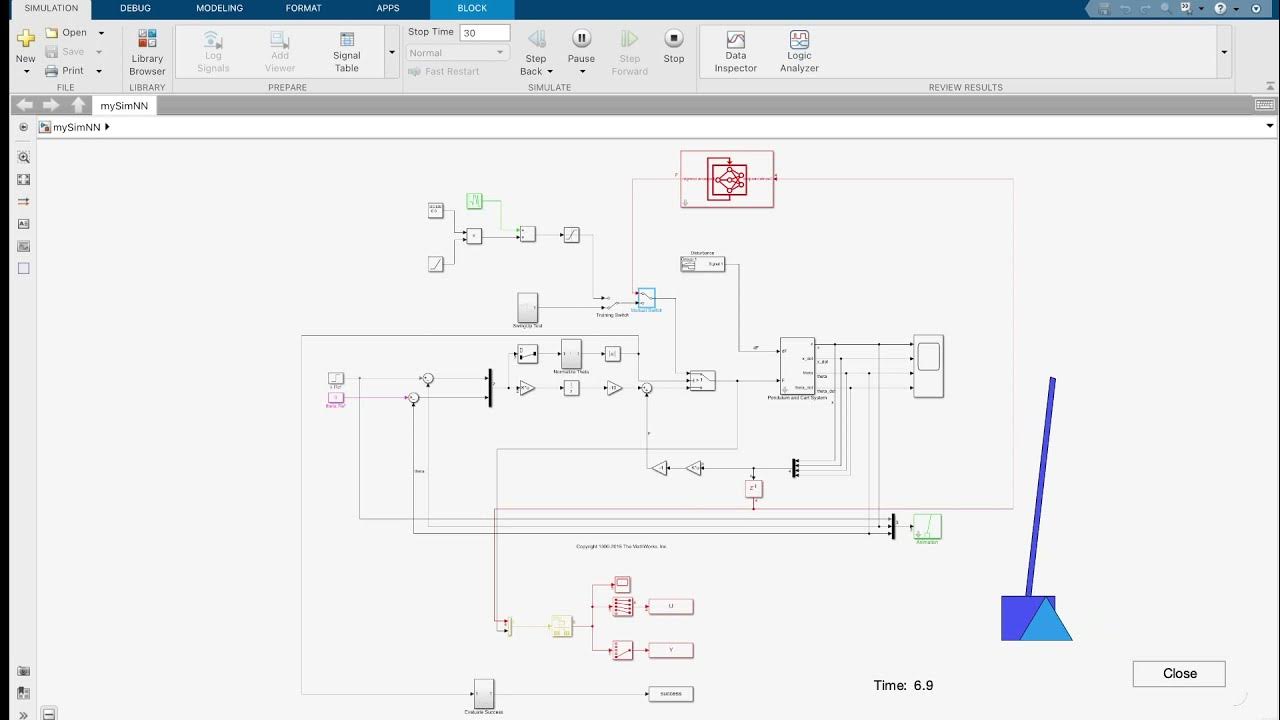 Neural Network Controller for Inverted Pendulum on a Cart in MATLAB ...