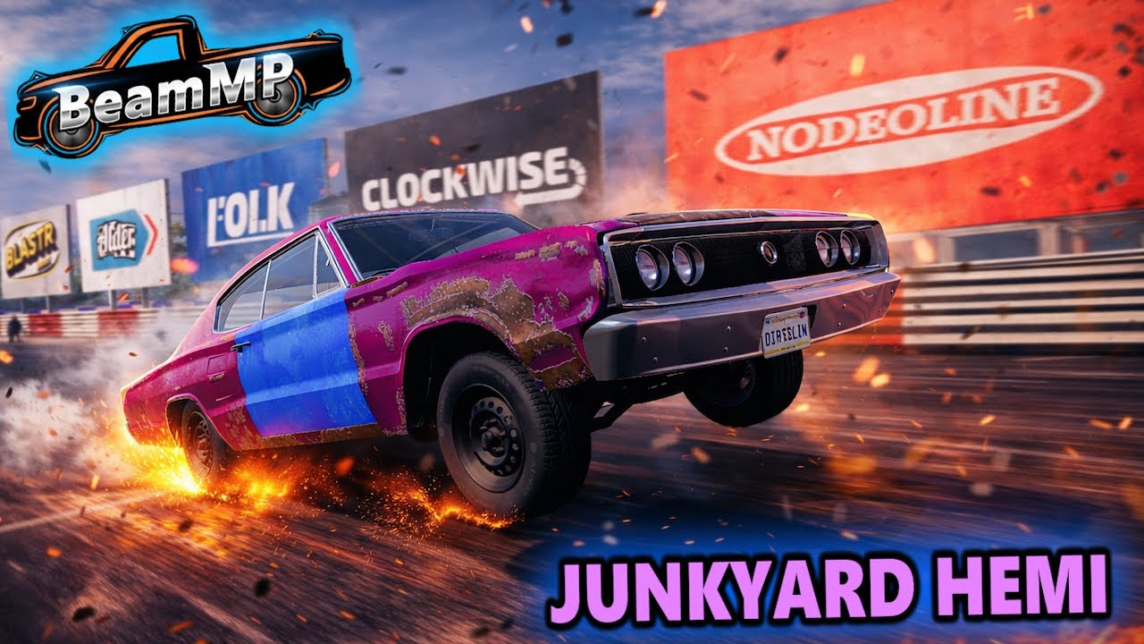 CAN A RUSTY HEMI CHARGER SURVIVE DIRT AND DRAG RACING? - BEAMMP - YouTube