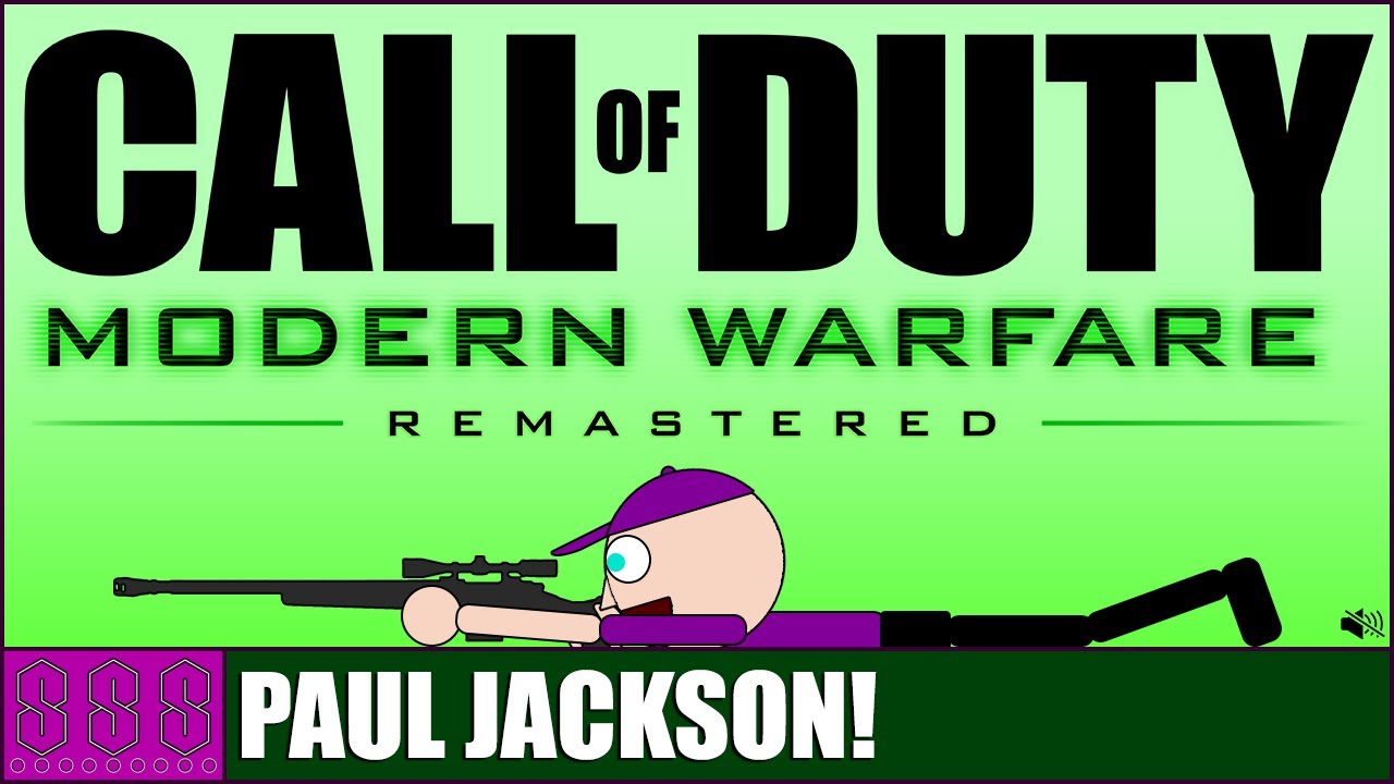 PAUL JACKSON! - Call of Duty: Modern Warfare Remastered [NO SOUND OR ...