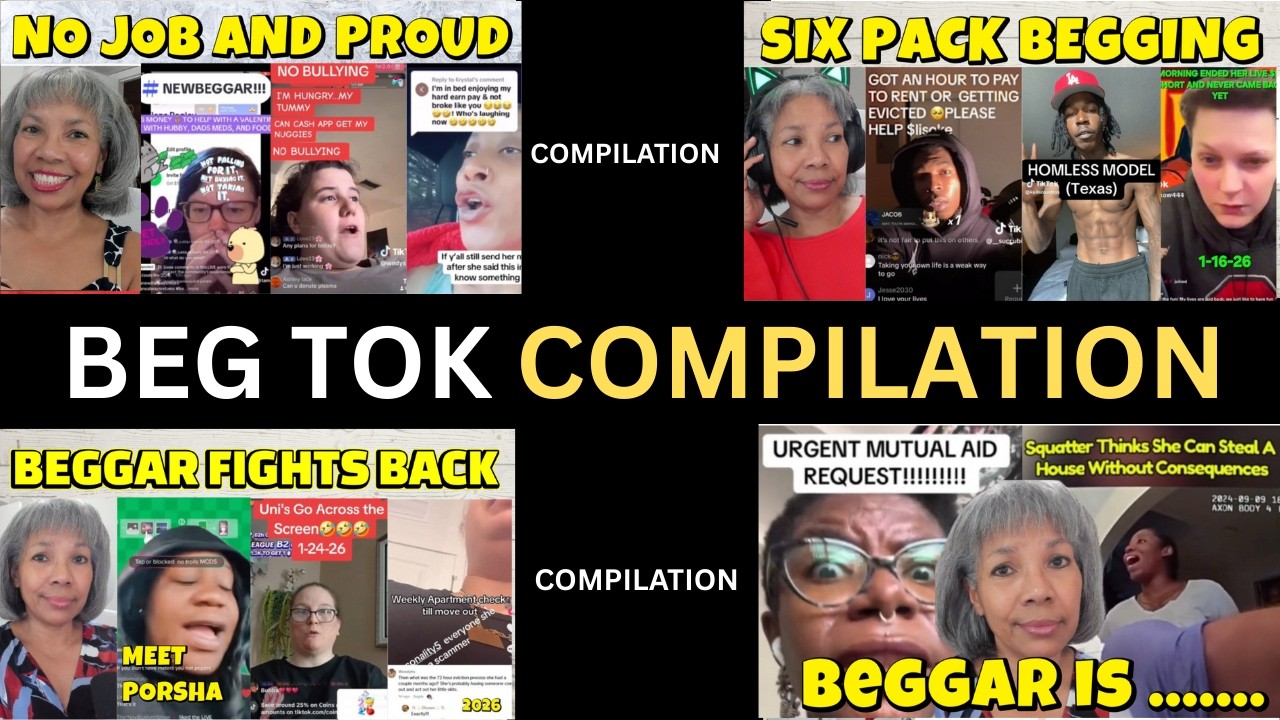Tok Tok begging compilation - YouTube