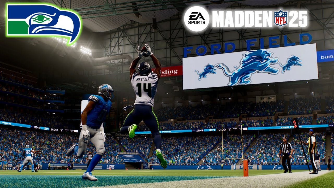 Madden 25 | Seahawks Franchise Year 1 | Week 4: Seahawks (3-0) @ Lions ...