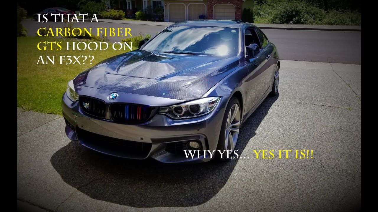 BMW F3X series full carbon fiber GTS/CS hood! GTS style on the F3X ...