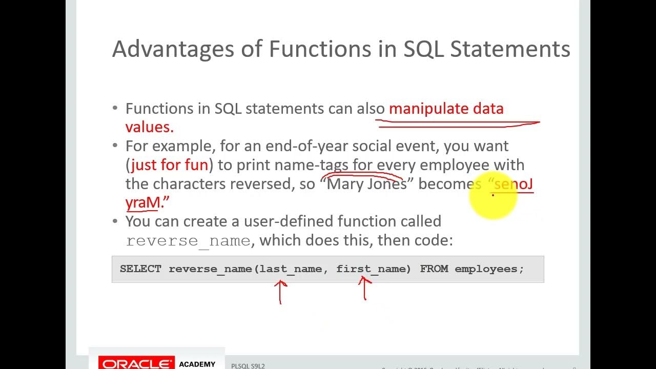 Ch08 Creating Function In Oracle Db Part02 Youtube