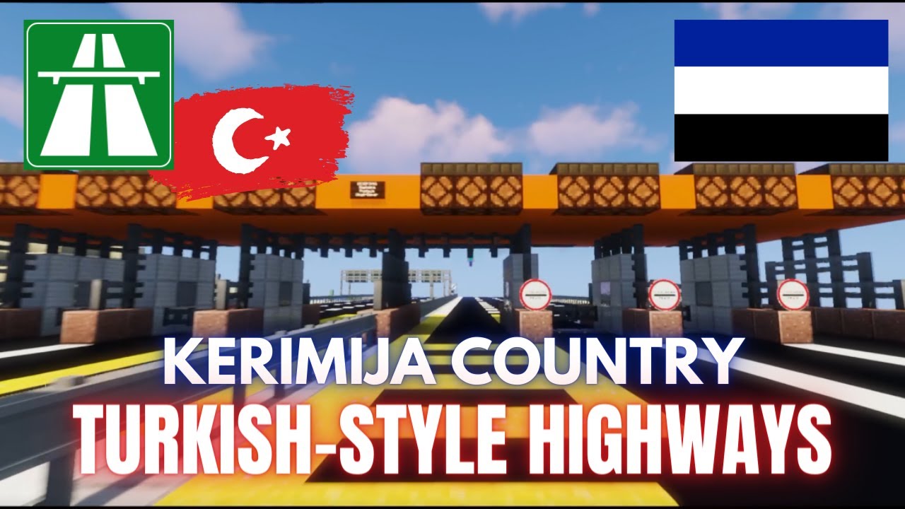 MINECRAFT TURKISH-STYLE HIGHWAYS | Wingt-Center to Çetrtanac | Kerimija ...