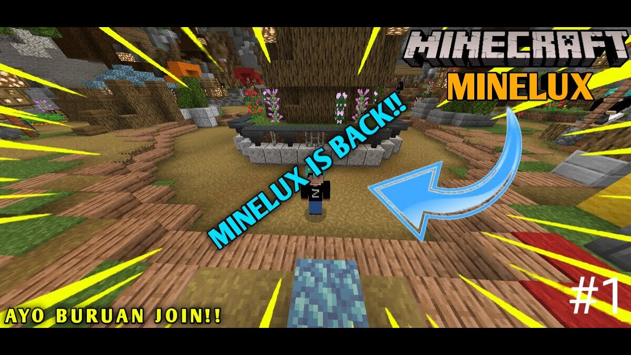 MINELUX IS BACK!! BURUAN JOIN! | Minecraft Pocket Edition Server ...