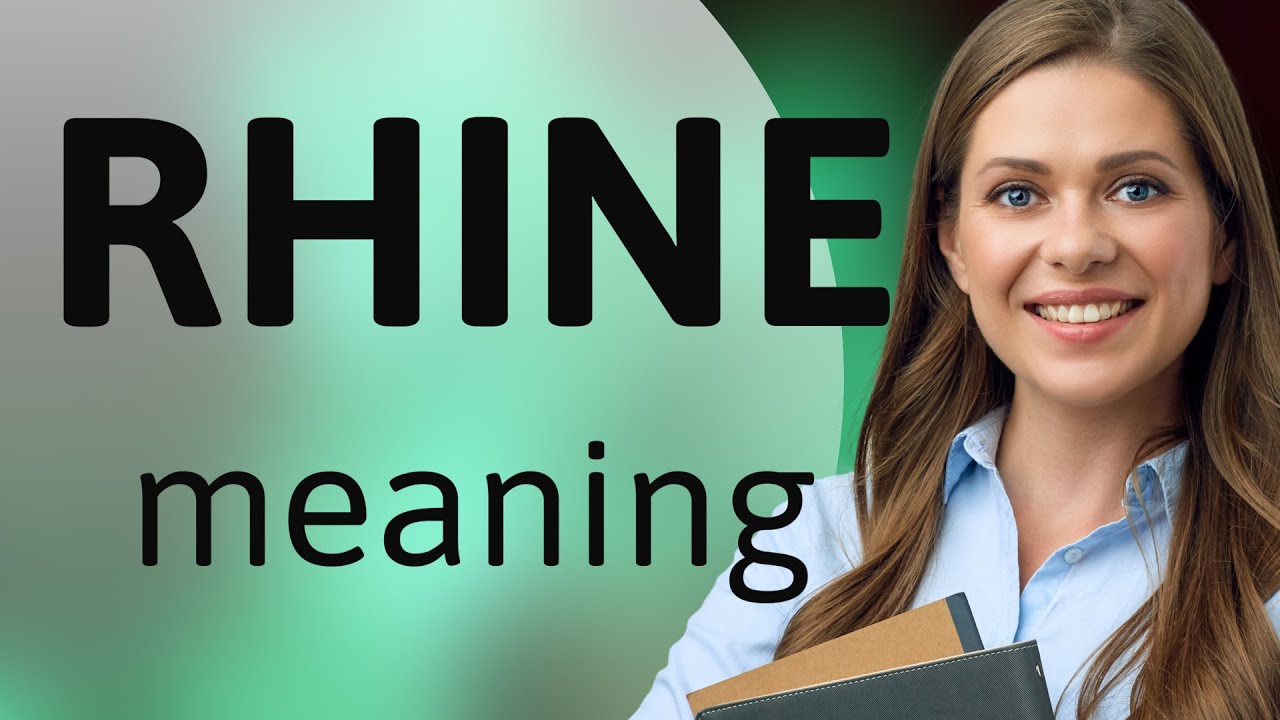 Rhine — what is RHINE meaning - YouTube