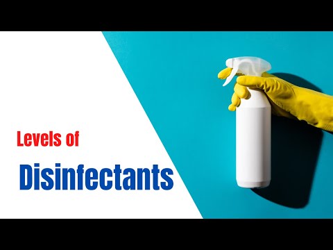 levels of Disinfectants and Examples. - YouTube