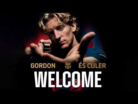 ANTHONY GORDON SIGNS HIS CONTRACT AS A NEW PLAYER OF FC BARCELONA📝🔵🔴