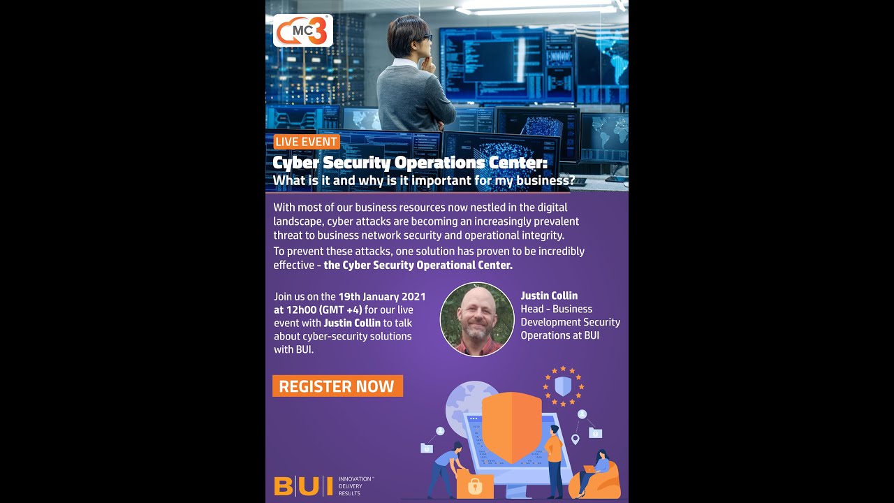 Cyber Security Operations Center with BUI - YouTube