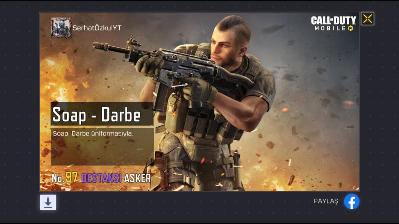 COD Mobile | SOAP - DARBE SKİN İLE YENİ BATTLE ROYALE OYNANIŞ - # ...