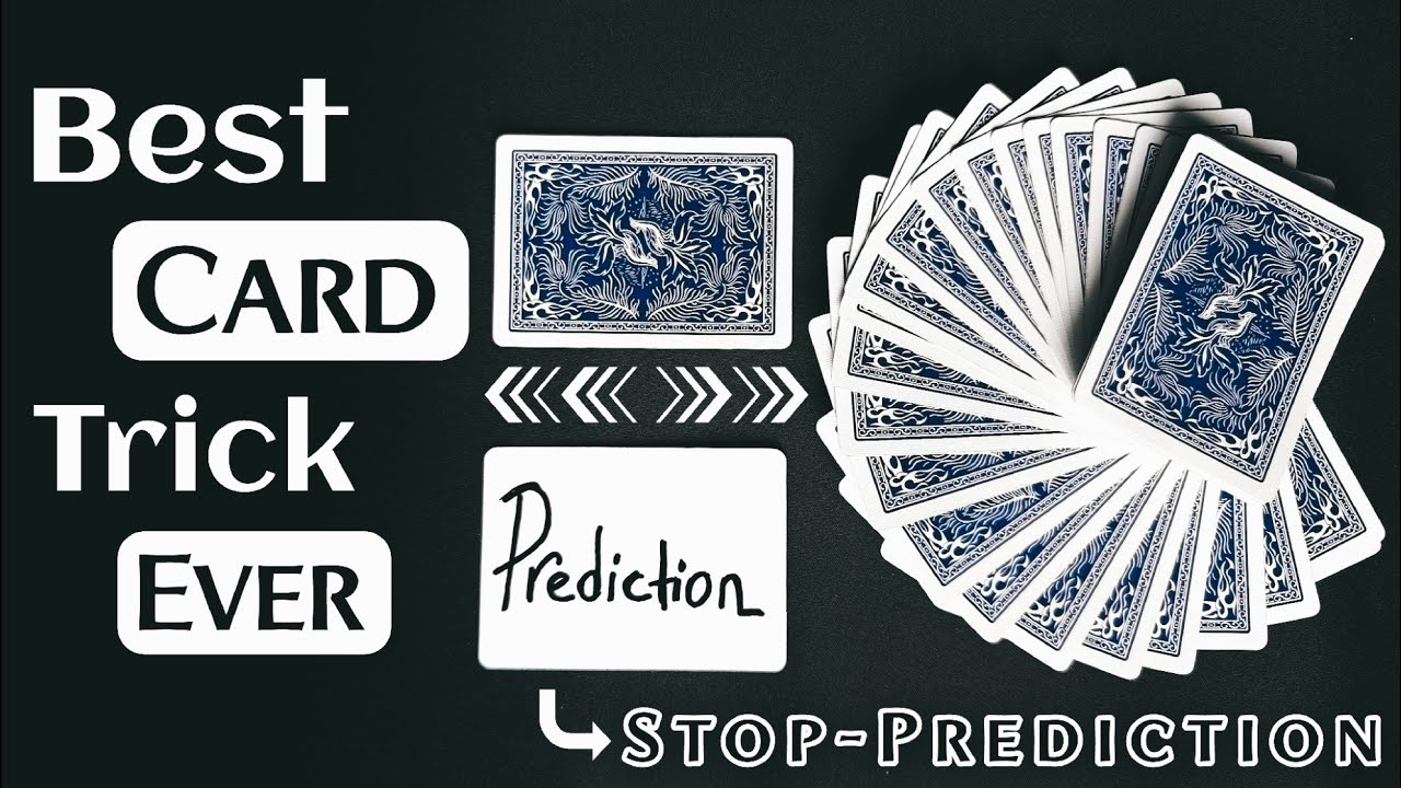 Impossible Stop Prediction Card Trick Tutorial | Predict A Random Selection Before The Trick ...