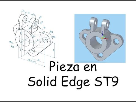 Solid Edge ST9. Tutorial en español - YouTube