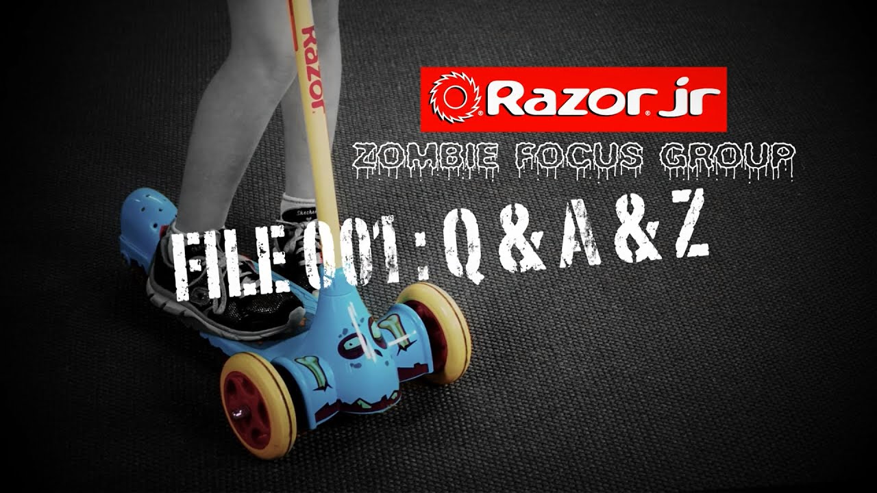Razor Jr. Zombie Focus Group File 001: Q&A&Z - YouTube
