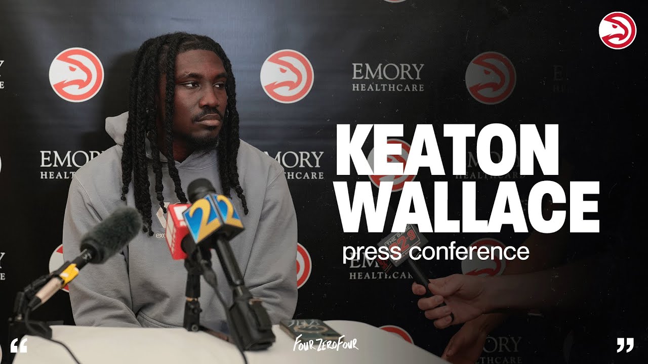 Keaton Wallace End-of-Season Press Conference | Atlanta Hawks 2024-25 - YouTube
