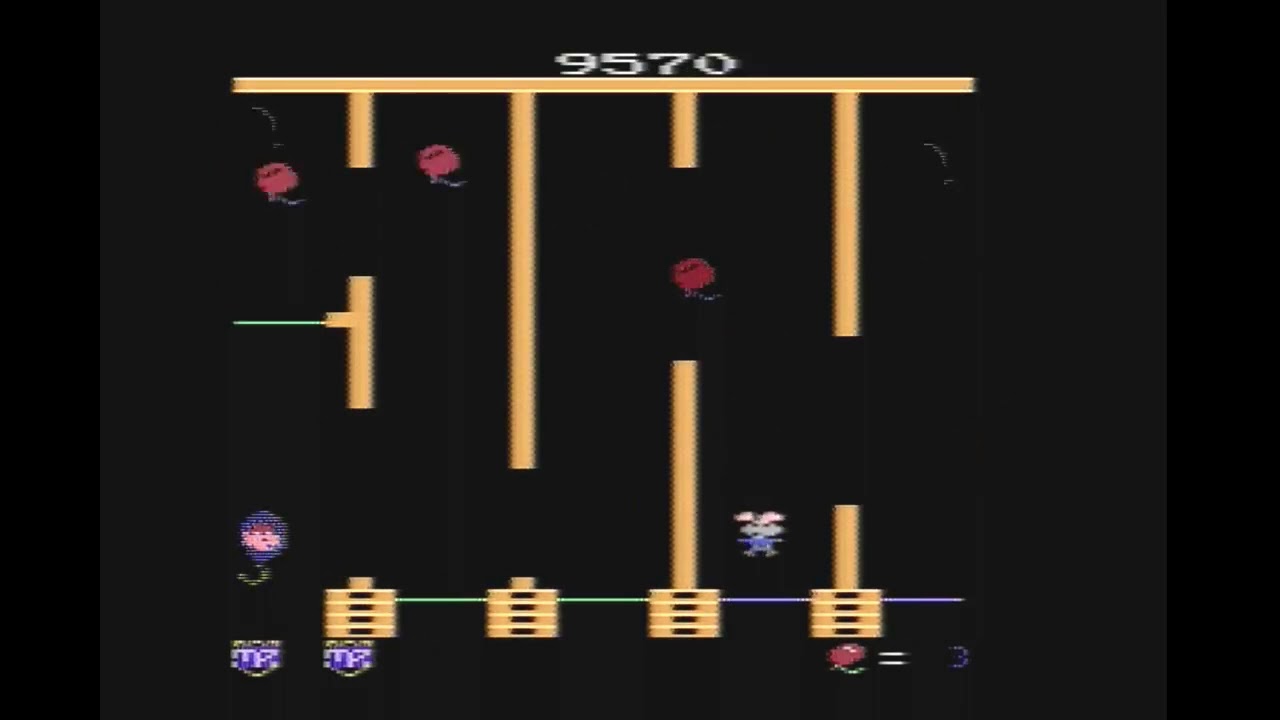 Mappy - on Atari 2600 - YouTube