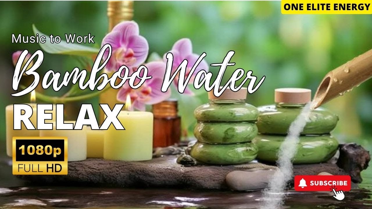 Bamboo Water Fountain Relaxing music with the sounds of nature Bamboo ...