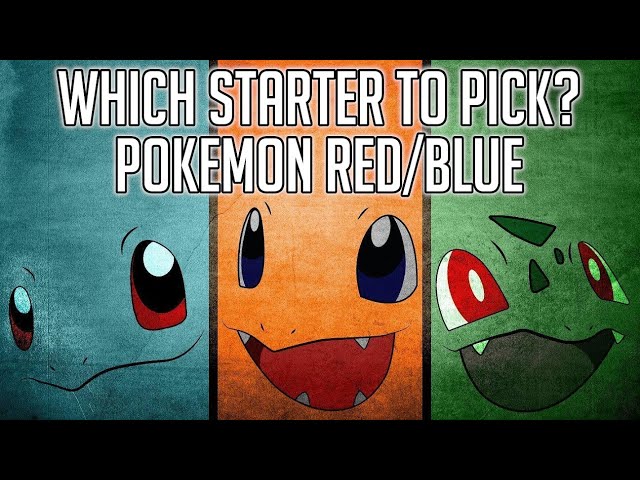 Pokemon Red And Blue Starters