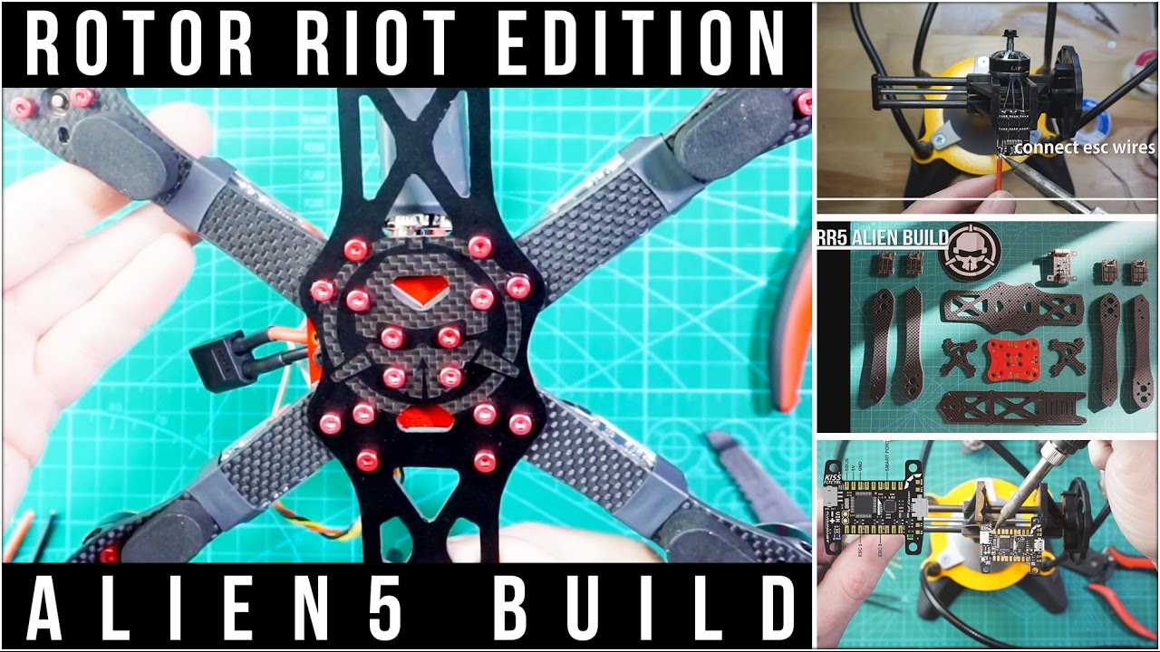 ImpulseRC RR5 Rotor Riot Edition KISS Alien Build - YouTube
