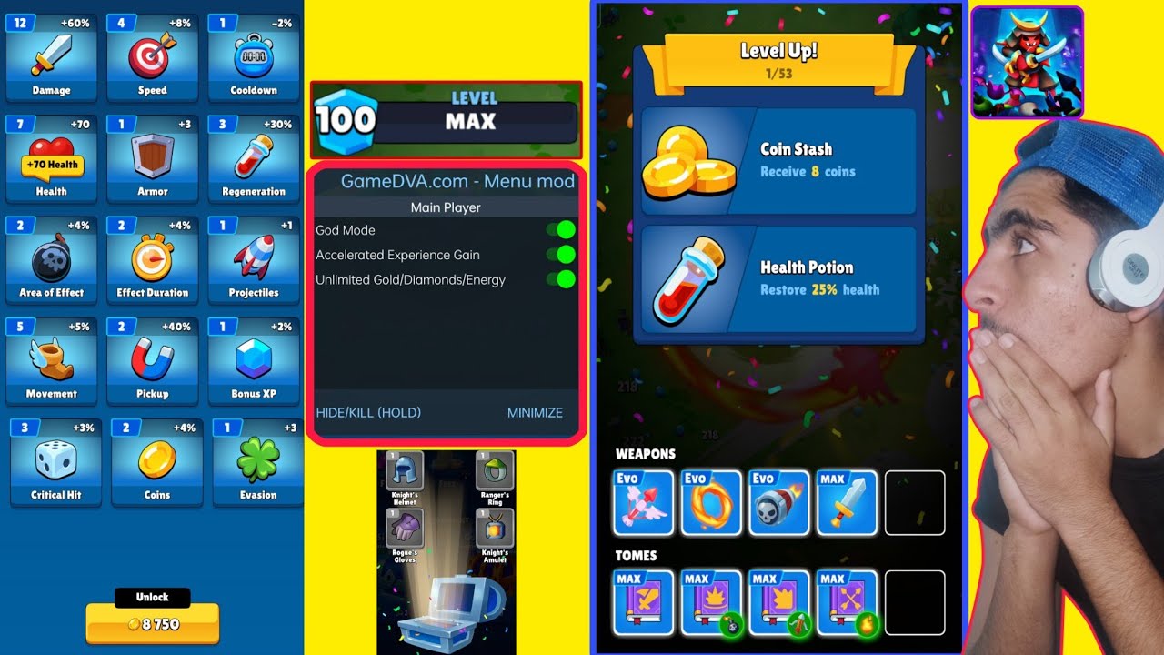 how to download heroes vs hordes mod apk | heroes vs hordes mod menu ...