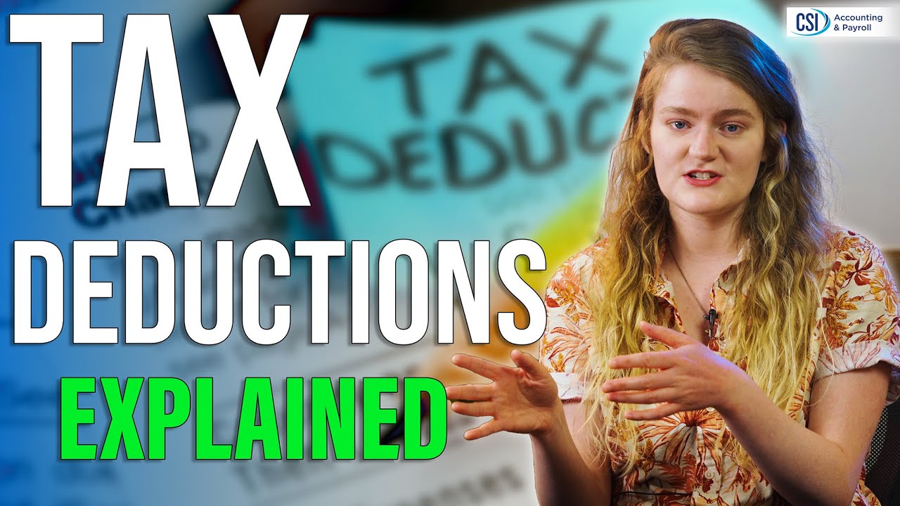 Tax Deductions Explained: How Do They Work? - YouTube
