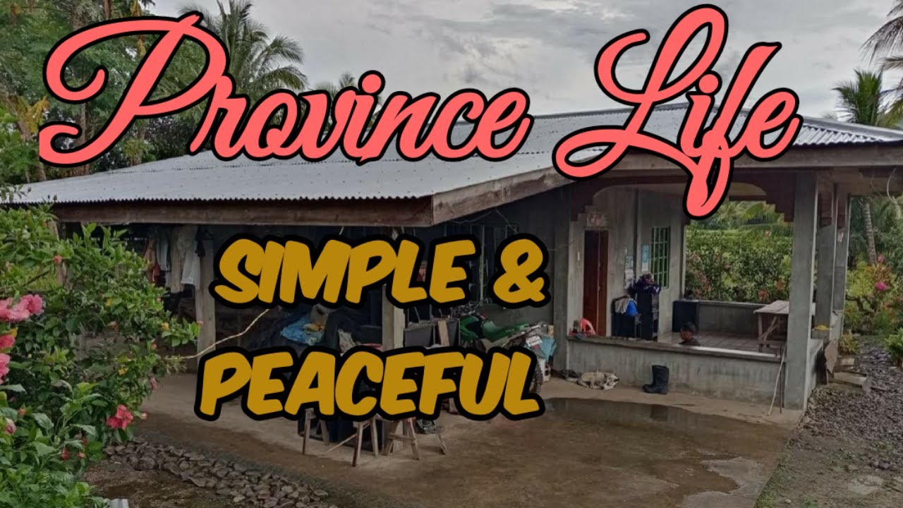 SIMPLE LIFE IN THE PROVINCE||PROVINCE LIFE IN THE PHILIPPINES - YouTube