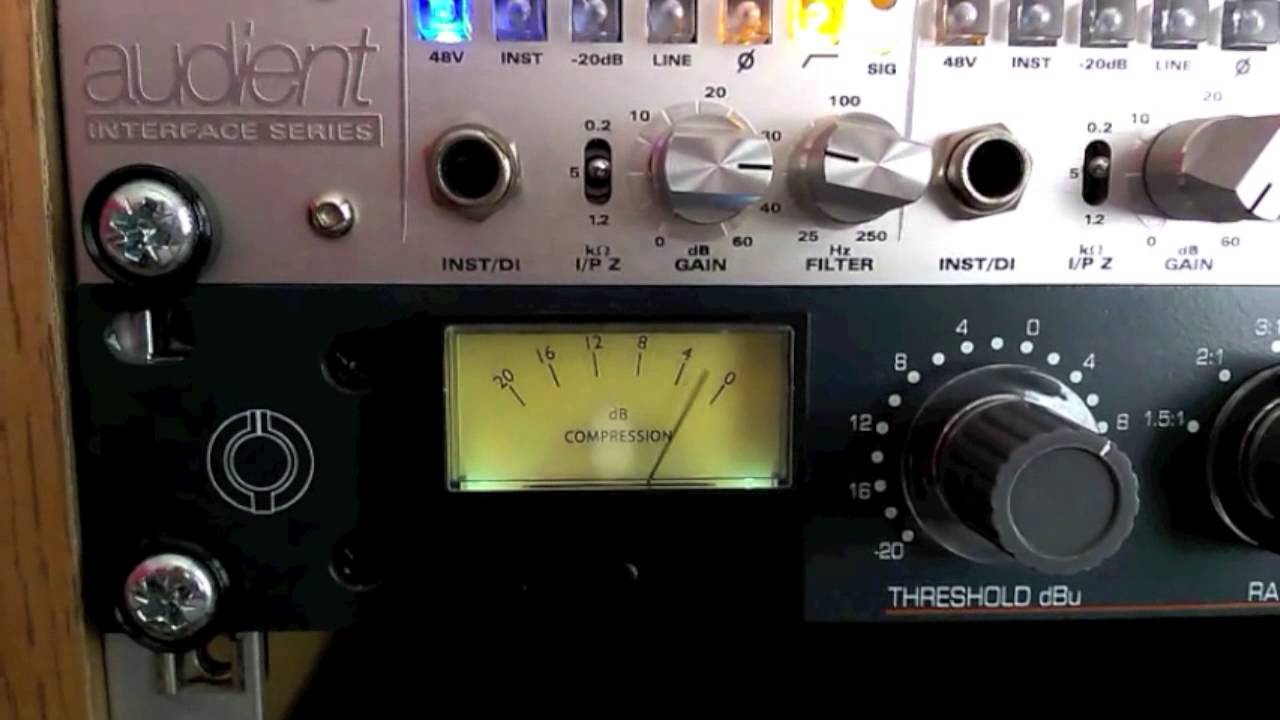 Using a BAE 10DC to compress a vocal. - YouTube