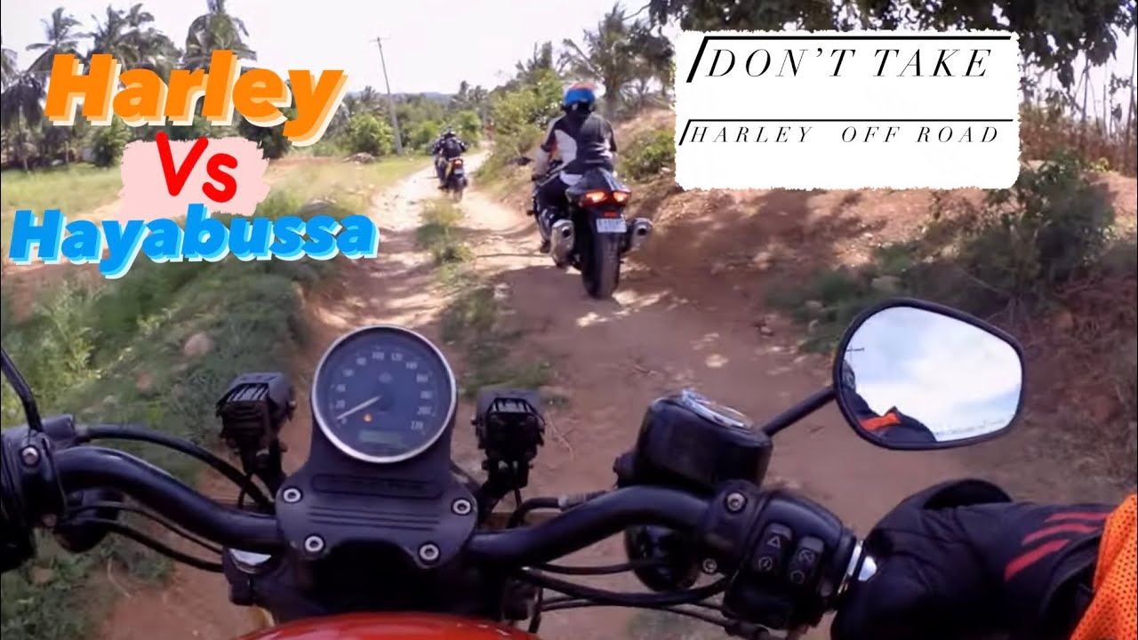Hayabusa vs. Harley Davidson Iron 883: Off-Road Challenge #Hayabussa # ...