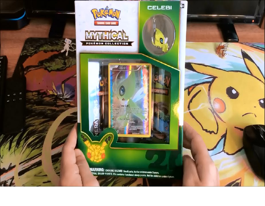 AMAZING PULL!! - Mythical Celebi Collection Box - YouTube