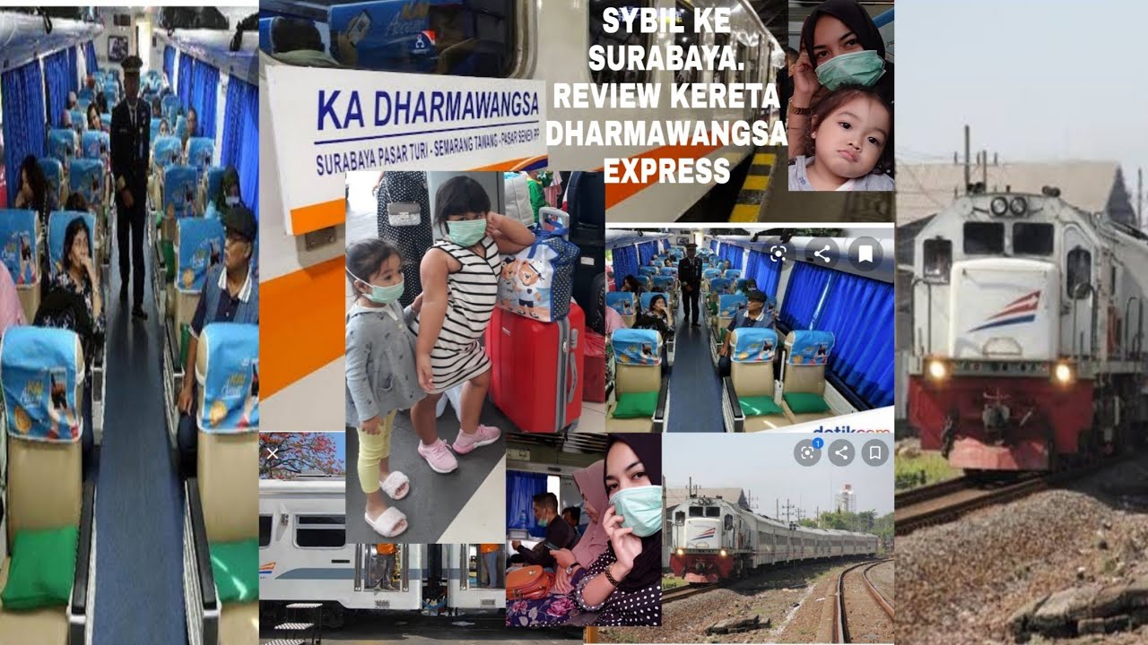 REVIEW KERETA DHARMAWANGSA EXPRESS . STASIUN SENEN - PASAR TURI ...
