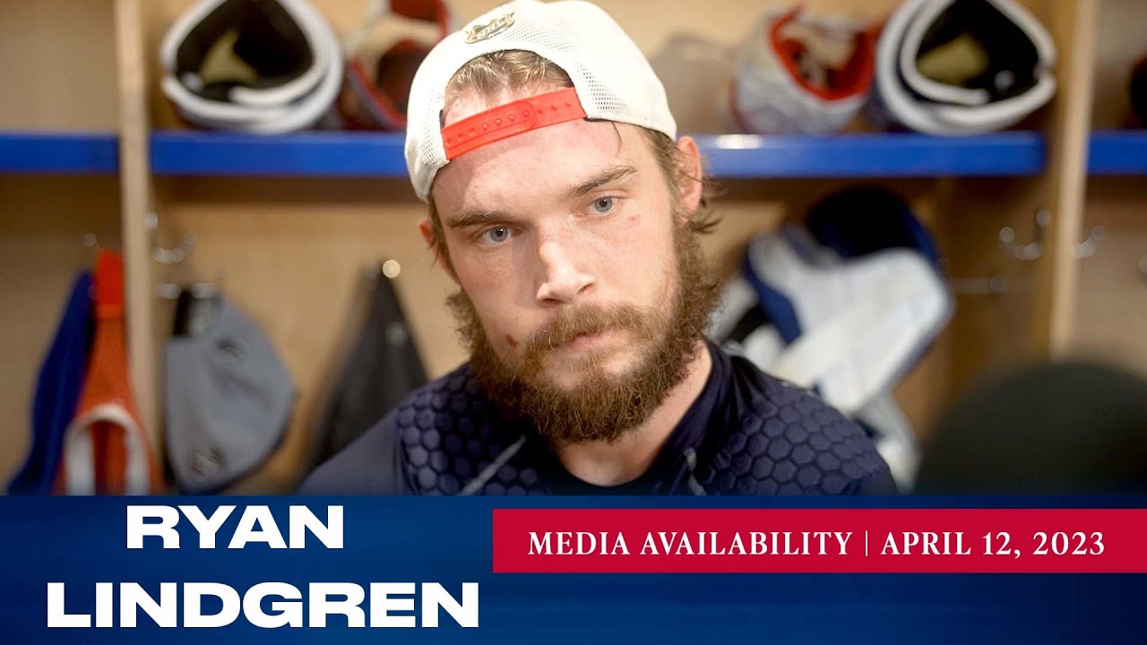 New York Rangers: Ryan Lindgren Media Availability | Apr. 12, 2023 ...