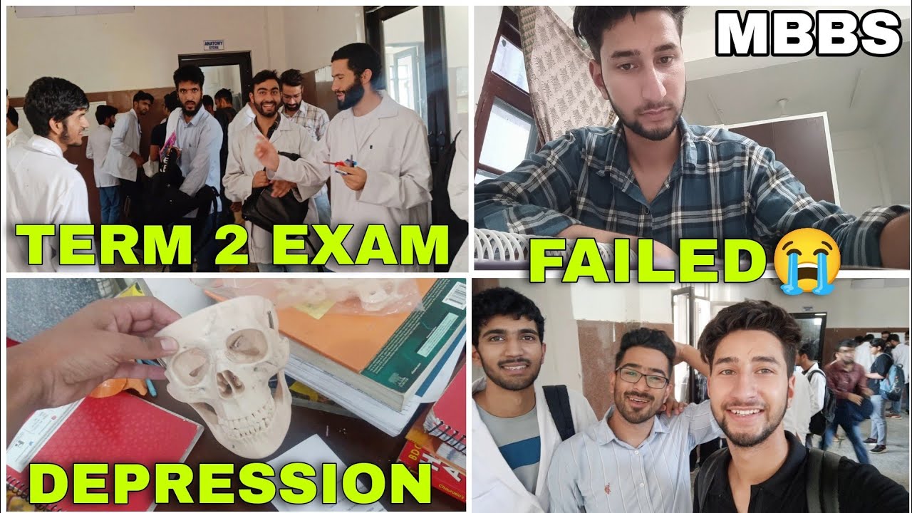 MBBS EXAMS- Failed in TERM 2 EXAM ☠️| MBBS exams are hard to pass😭 # ...