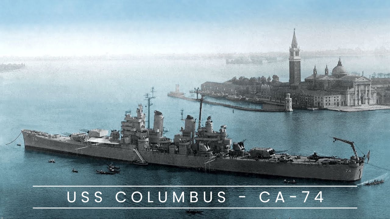 USS Columbus - CA-74 (Cruiser) - YouTube