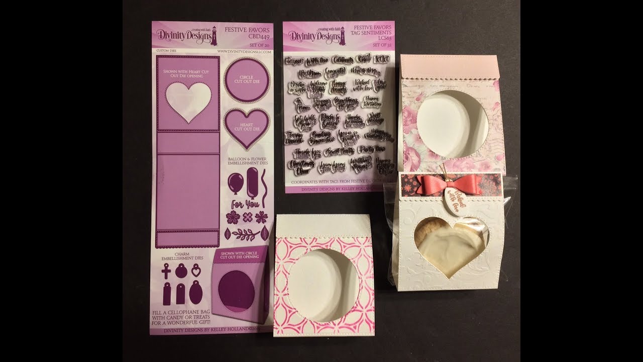 Divinity Designs Festive Favors Die Set - YouTube