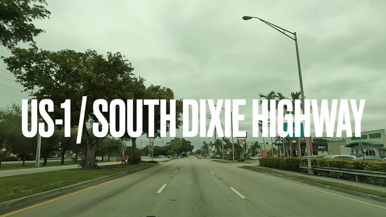 Driving Miami - US1 / South Dixie Highway 3 - YouTube