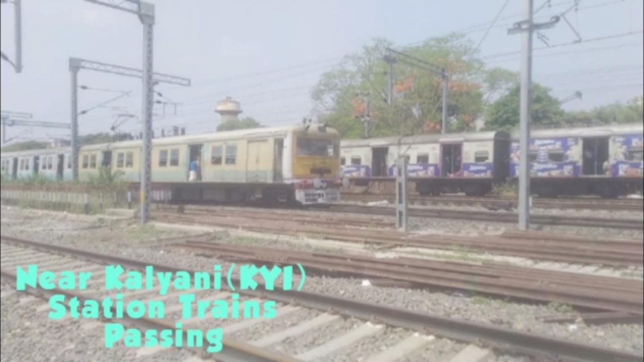 Near Kalyani(KYI) Station Trains Passing | Kalyani(KYI) Railway Station | Sealdah Local Train ...