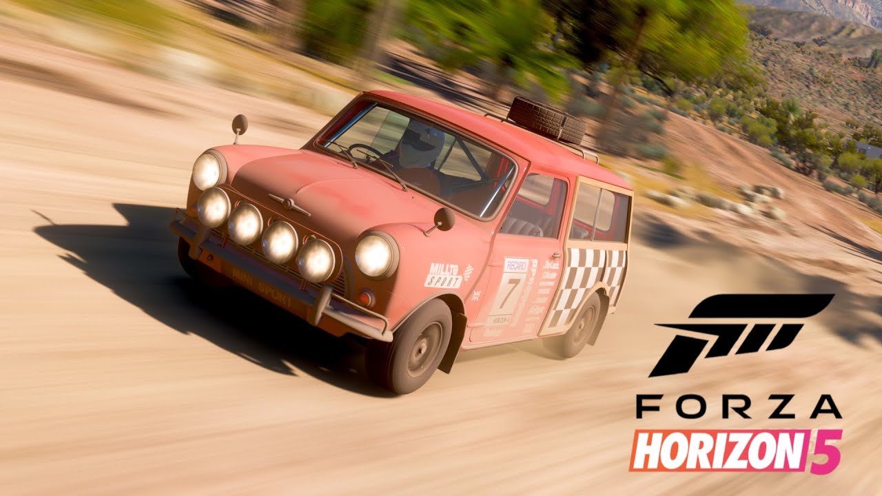 Haciendo rally con La FURGONETA Mini Cooper - Forza Horizon 5 - YouTube