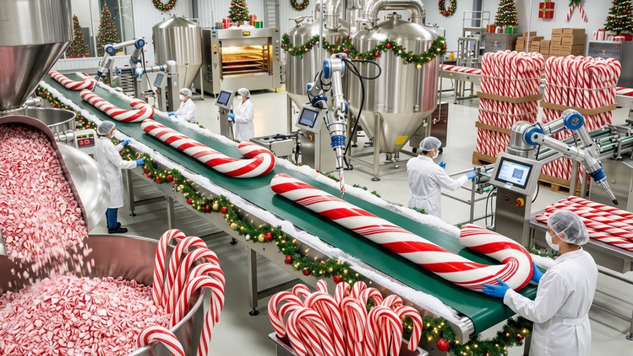 Inside the Candy Cane Factory: The Hidden Process Behind Christmas ...