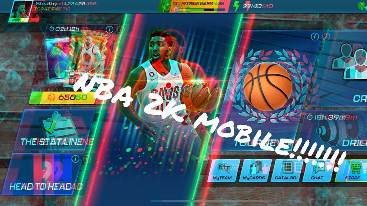 NBA 2K mobile pt 1 !!!!! - YouTube