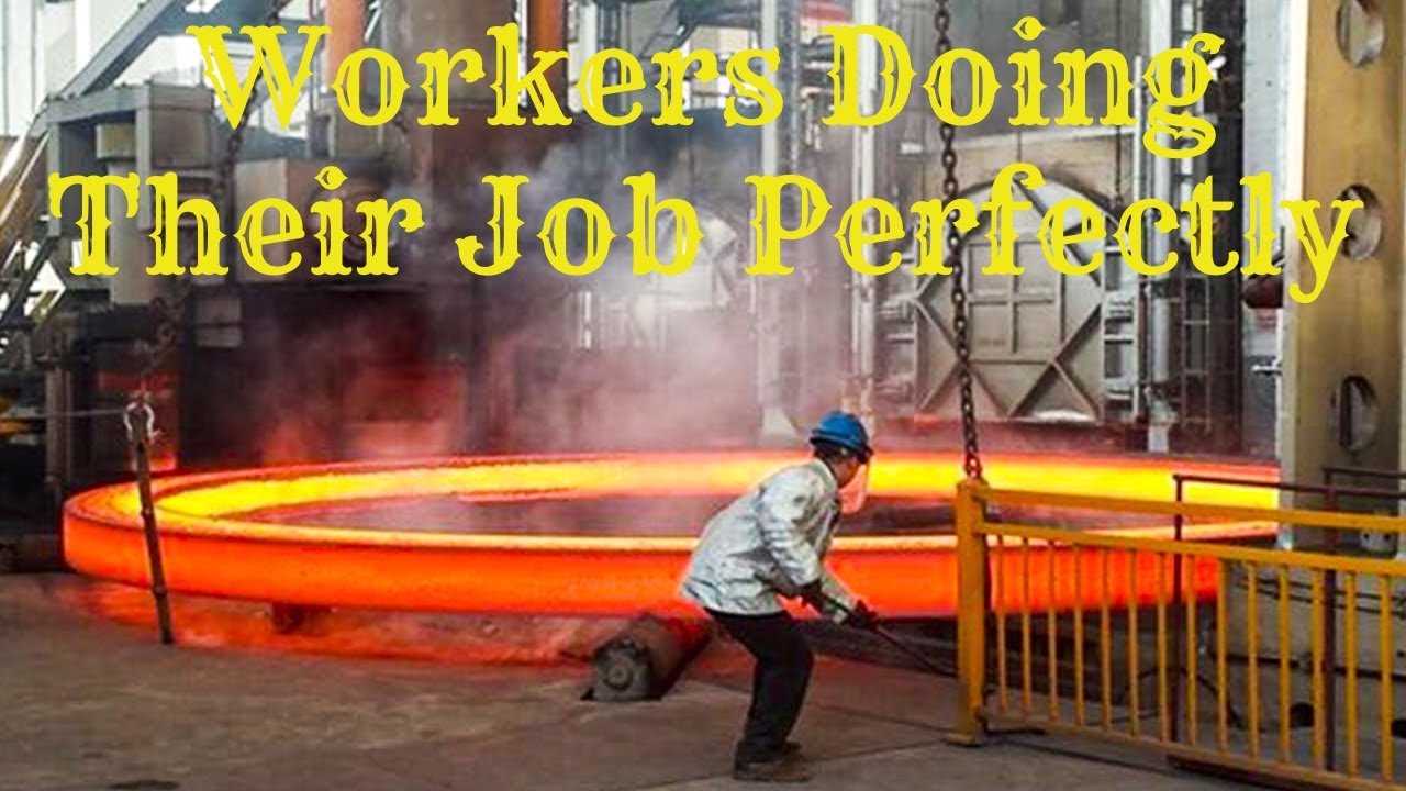 Satisfying Videos of Workers Doing Their Job Perfectly 1 - YouTube