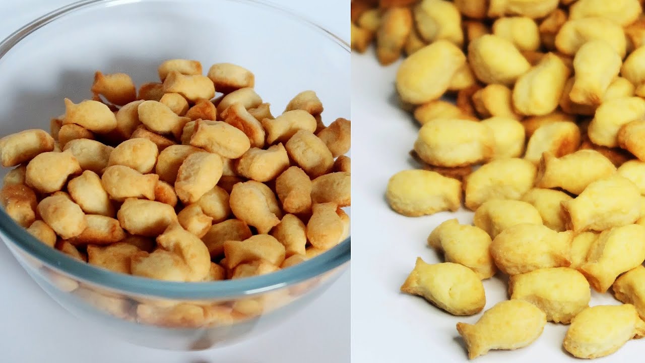 Brze domaće slane ribice | GOLDFISH CRACKERS | RECEPT - YouTube