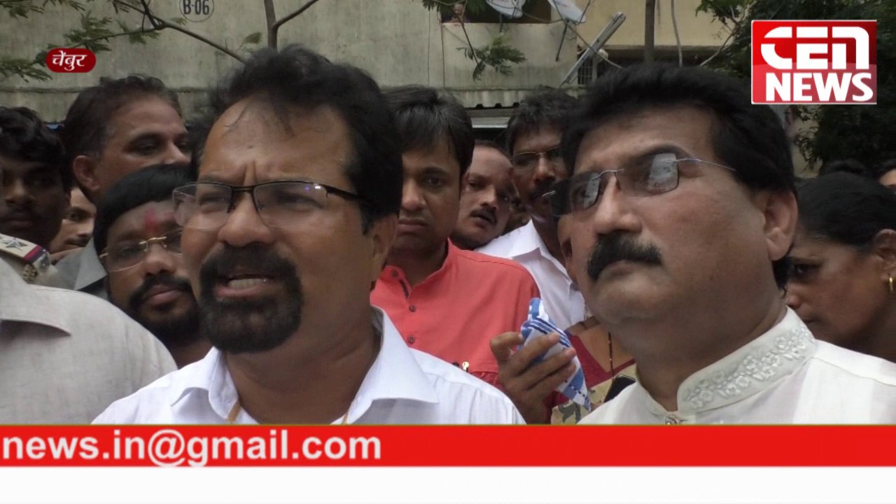 visit of Mayor at mahul gaon chembur, Mumbai to see the problem faced ...