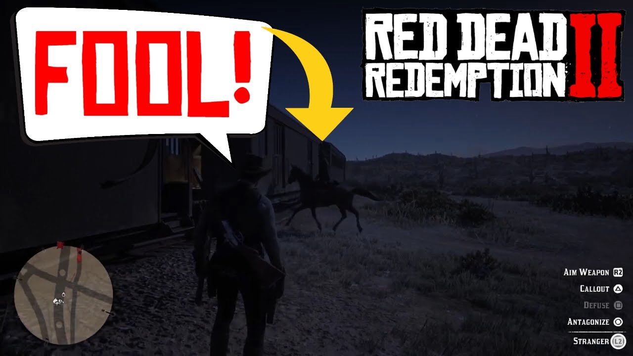 RDR2 - Stupid NPC With Zero AI ! - YouTube