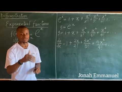 Differentiation of Exponential Functions