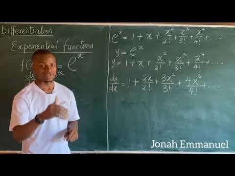 Differentiation of Exponential Functions - YouTube