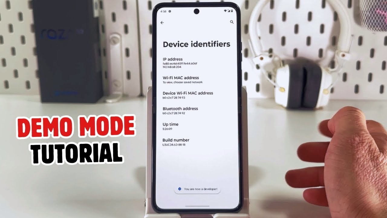 How to Enable or Disable Demo Mode on Motorola Razr 50 - YouTube