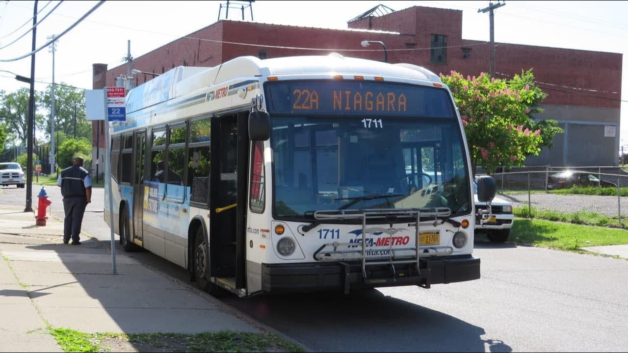 NFTA Metro Ride Route 24B Outbound Bus 1711 2017 Novabus LFS CNG