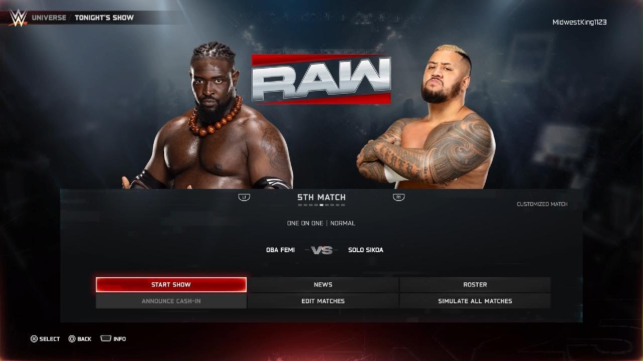 Monday night Raw Match Card - YouTube