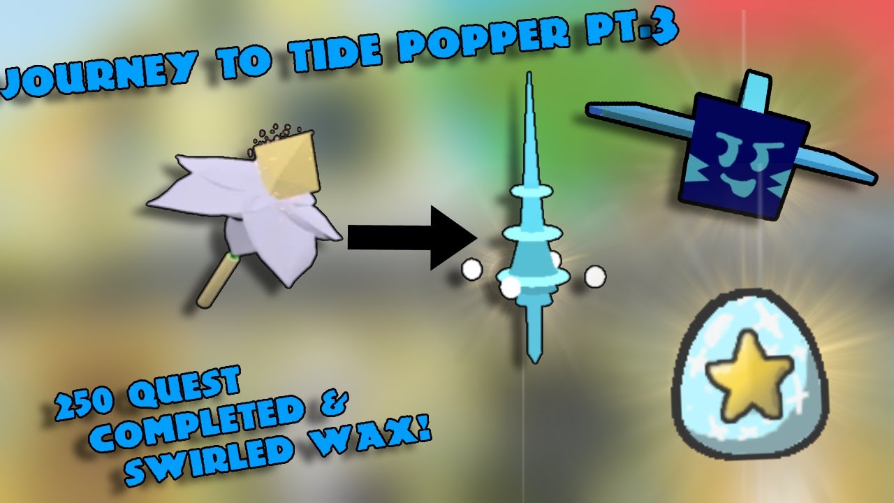 Journey To Tide Popper PT.3 (Gifted Diamond Egg!) | Roblox Bee Swarm ...